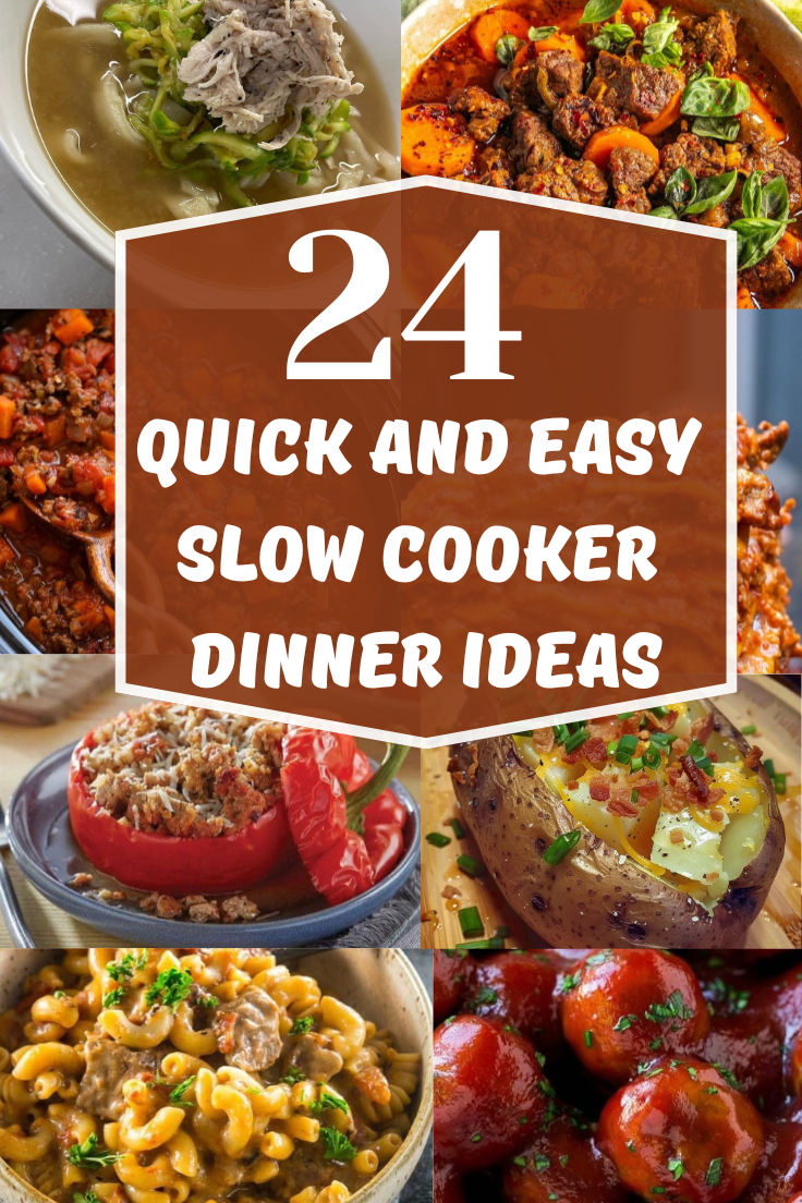 22 Quick and Easy Slow Cooker Dinner Ideas - Justforfruits