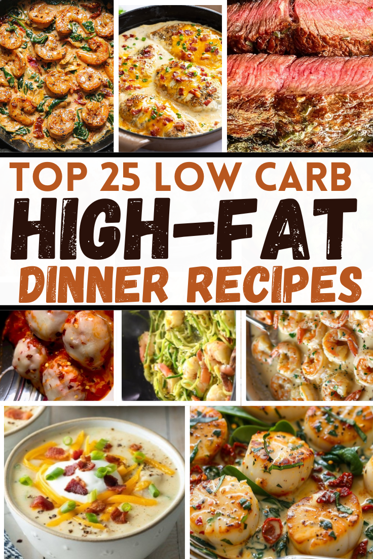 25 High-Fat Dinner Recipes - Justforfruits