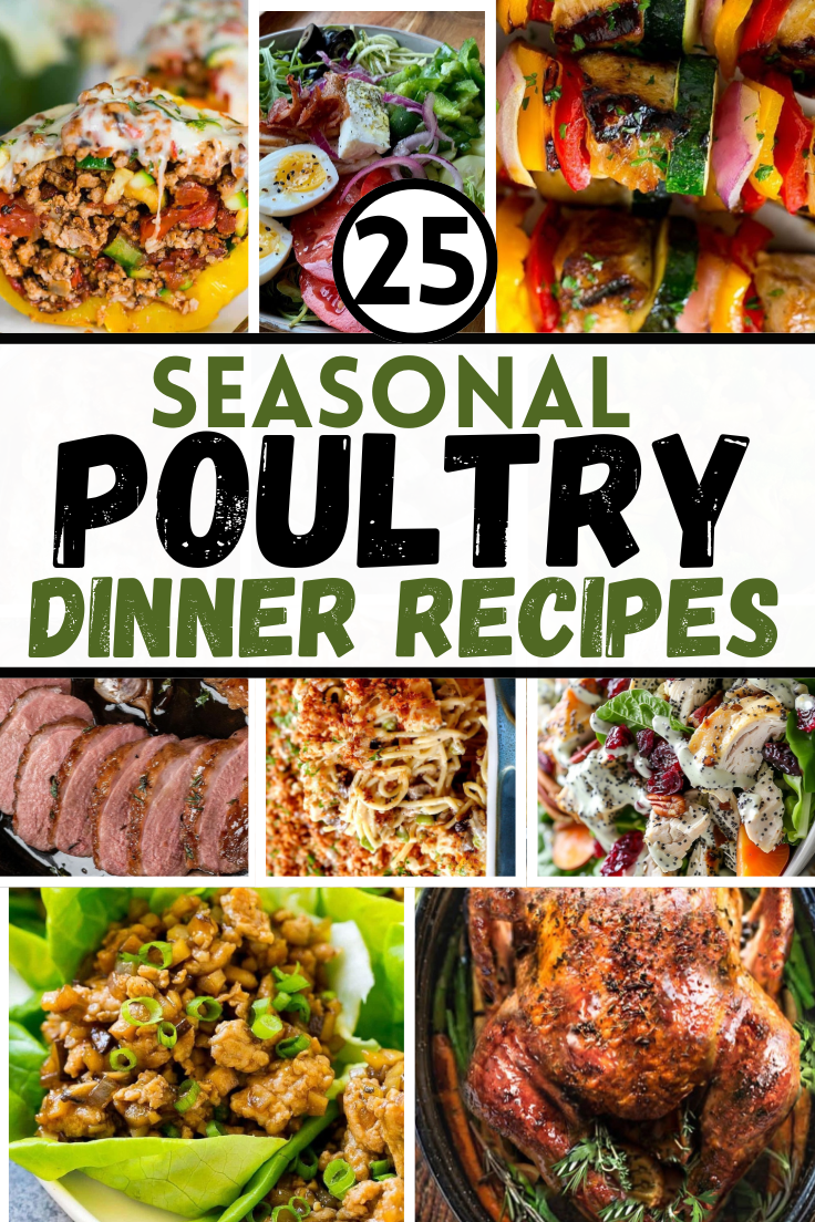 25 Seasonal Poultry Dinner Recipes - Justforfruits