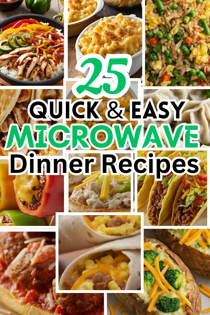 25 Quick Microwave Dinner Ideas - Justforfruits